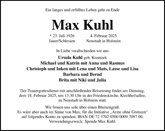 Traueranzeigen der aktuellen Ausgabe | trauer-anzeigen.de